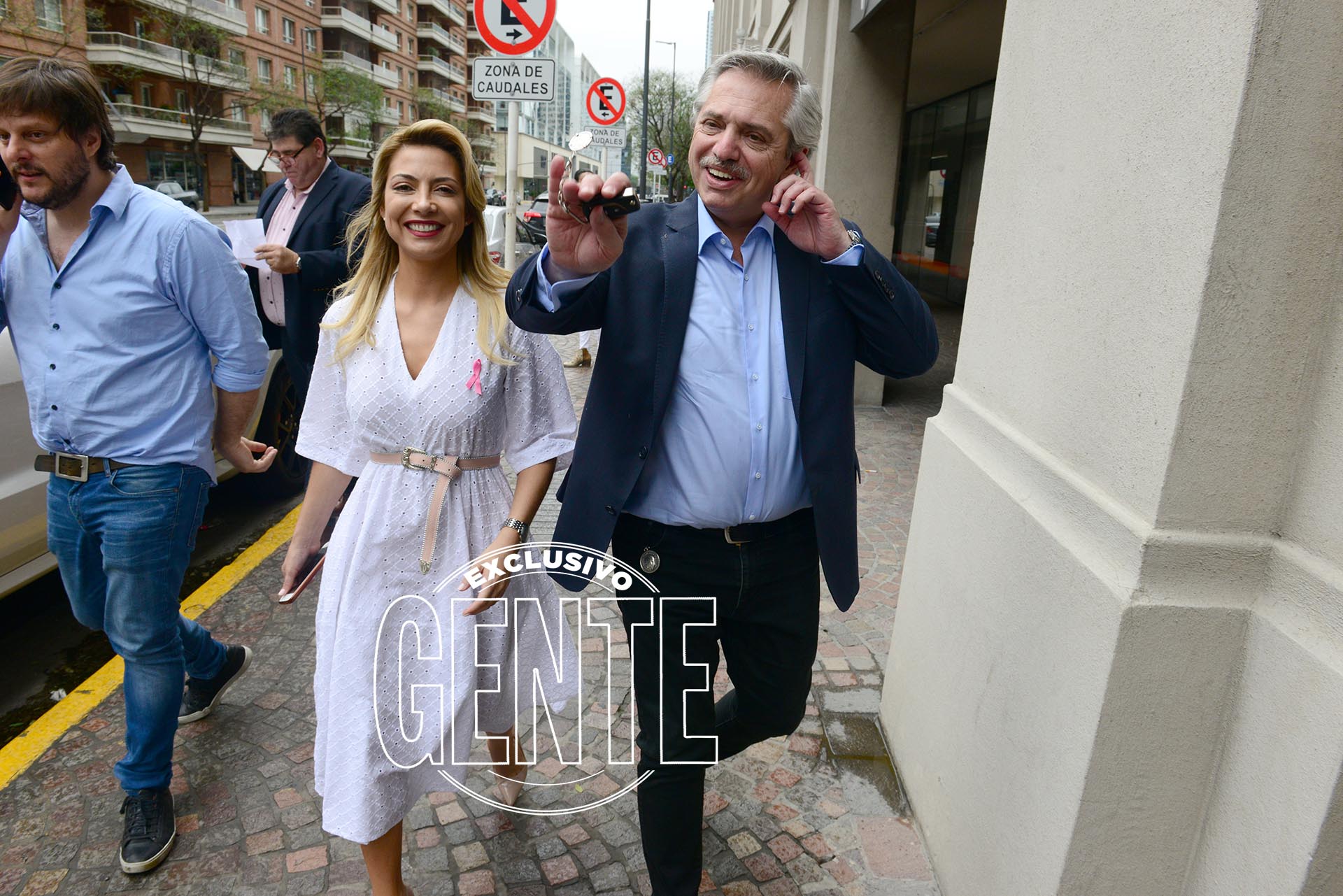 El romántico gesto de Alberto Fernández que emocionó a Fabiola Yañez ...