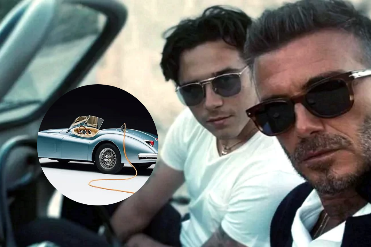 Así es el auto que David Beckham convirtió para la boda de su hijo ...