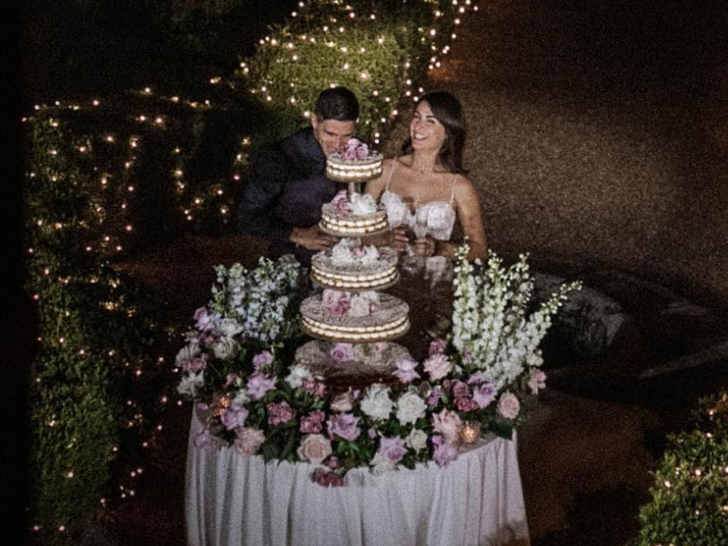 Las fotos del lujoso casamiento de Giulia Coppini y Giovanni Simeone ...