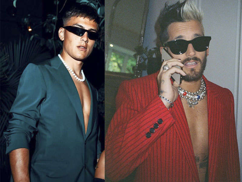 Moda: Paulo Dybala se suma a una tendencia que impuso Ricky Montaner ...