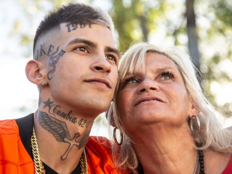 La picante frase con la que la madre de L-Gante habló del vínculo de su hijo con Wanda Nara ...