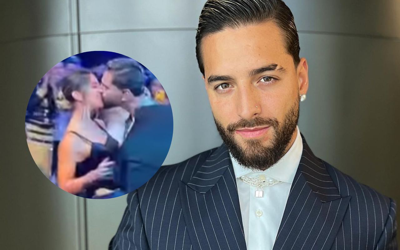 El apasionado beso de Maluma y su novia en pleno recital – GENTE Online