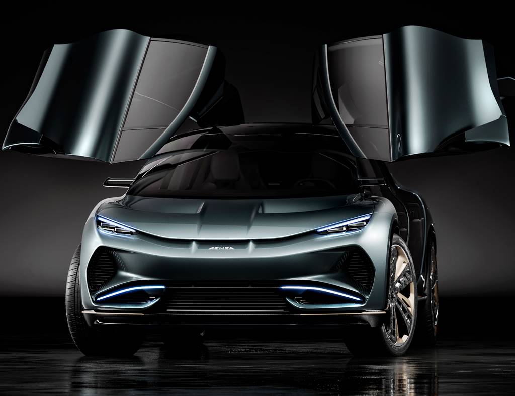 El Aehra SUV eléctrico incluye una pantalla que transforma el auto en ...