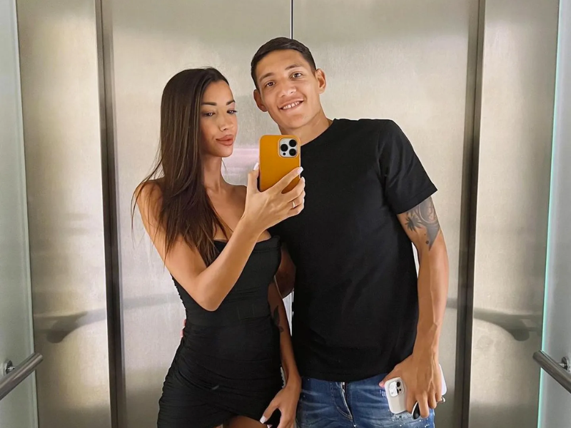 La historia de amor de Nahuel Molina y Bárbara Occhiuzzi: están hace 3 años juntos, viven en ...