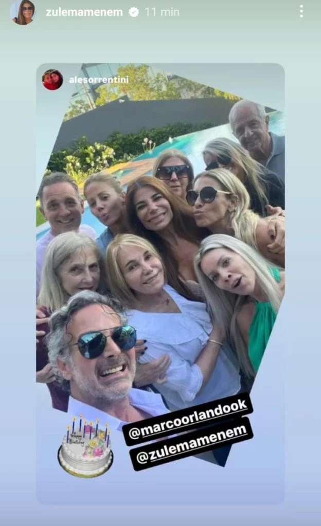 Zulemita Menem festejó su cumpleaños junto a su familia y Rodolfo D’Onofrio – GENTE Online