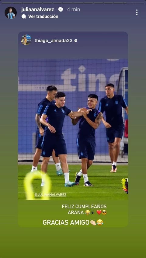Julián Álvarez y la sorpresa mundialista que recibió en el día de su cumpleaños – GENTE Online