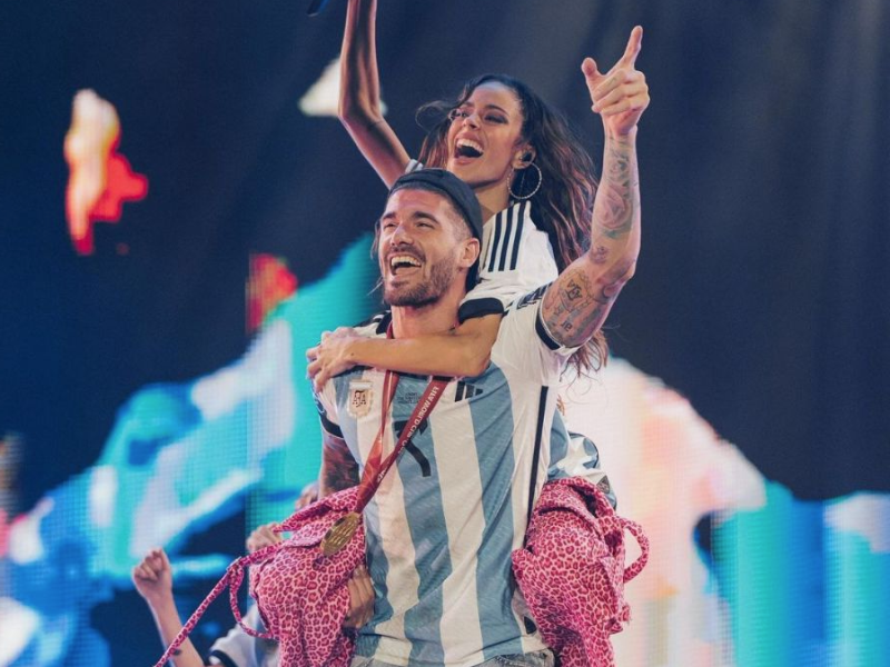 Rodrigo de Paul y Tini Stoessel grabaron un Challenge de TikTok como ...