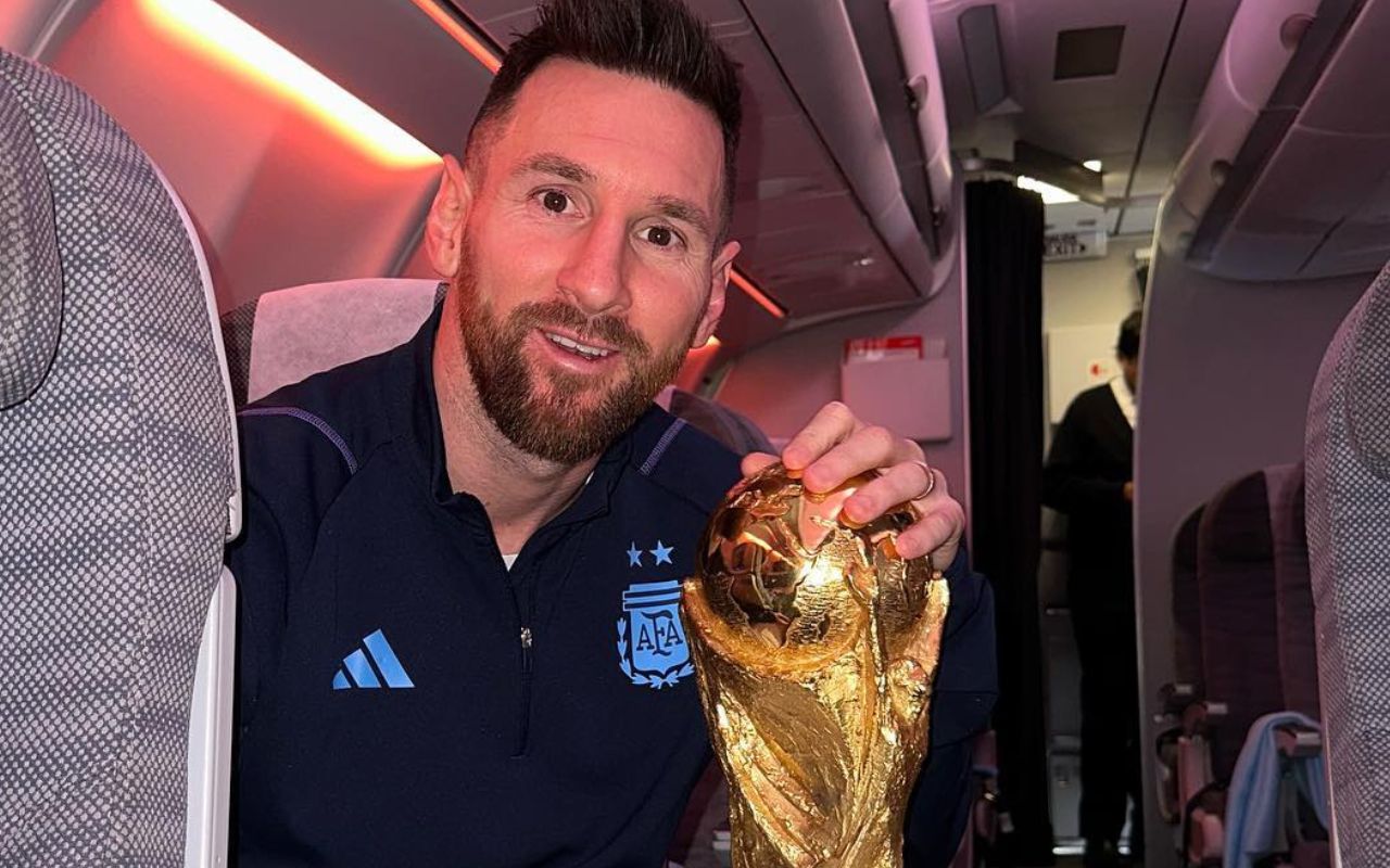 El nuevo detalle del mate de Lionel Messi tras consagrarse campeón del ...