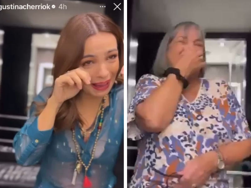 Agustina Cherri y su mamá se tentaron de la risa mientras intentaban grabar un video – GENTE Online