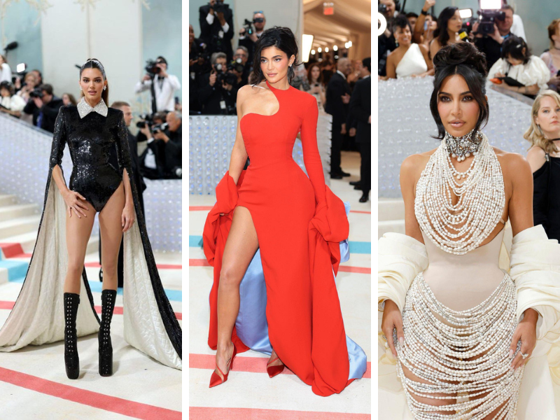 No hay MET Gala sin ellas: los looks de Kim Kardashian y sus hermanas, Kylie y Kendall Jenner ...
