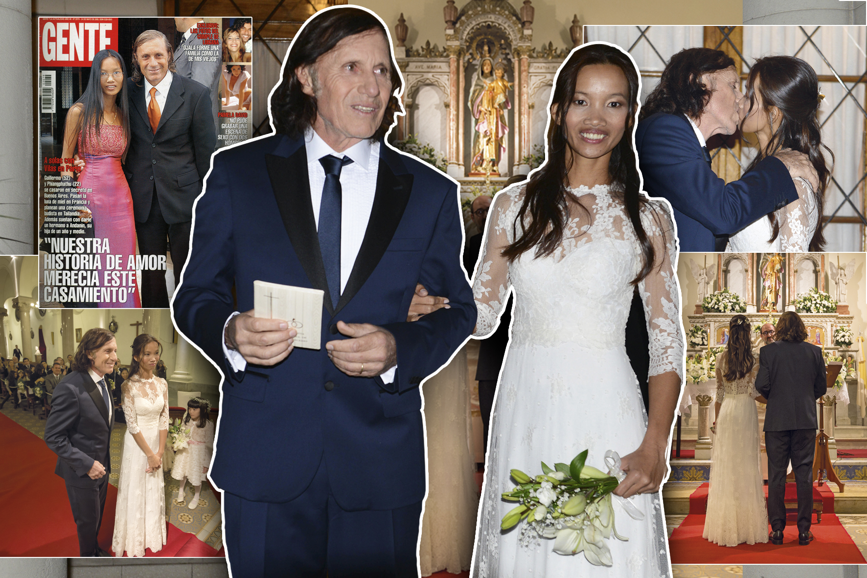 La increíble historia de amor de Vilas y Phiang: dos casamientos ...