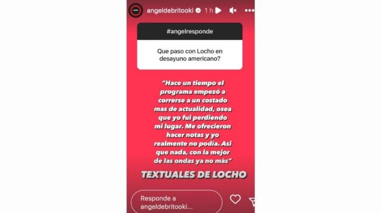 Entérate por qué Locho Loccisano abandonó “Desayuno americano”, el programa de Pamela David ...