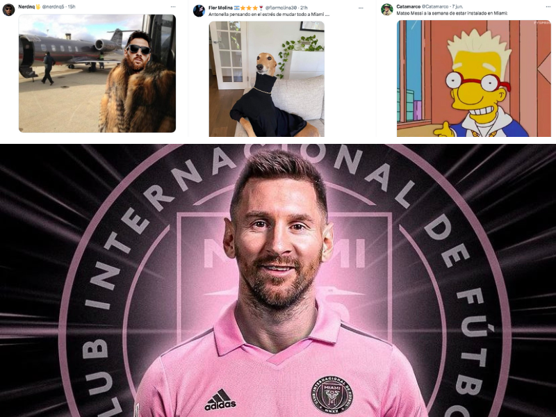 Locura en las redes: los memes sobre Lionel Messi tras su desembarco en ...
