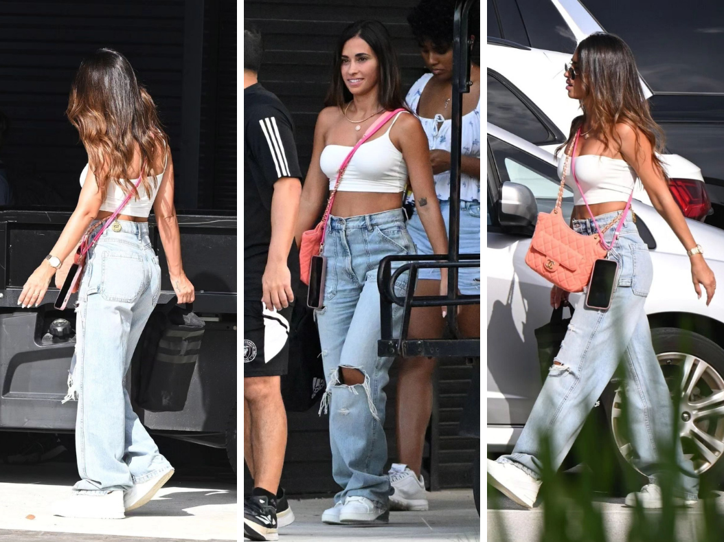 Así son los mom jeans favoritos de Antonela Roccuzzo: todo un clásico ...