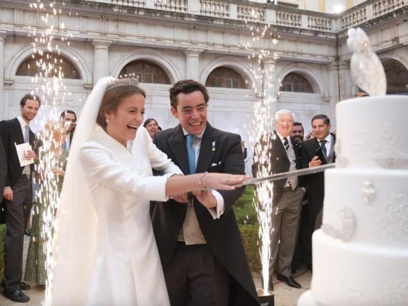 Las fotos de la romántica boda real de la Infanta María Francisca ...