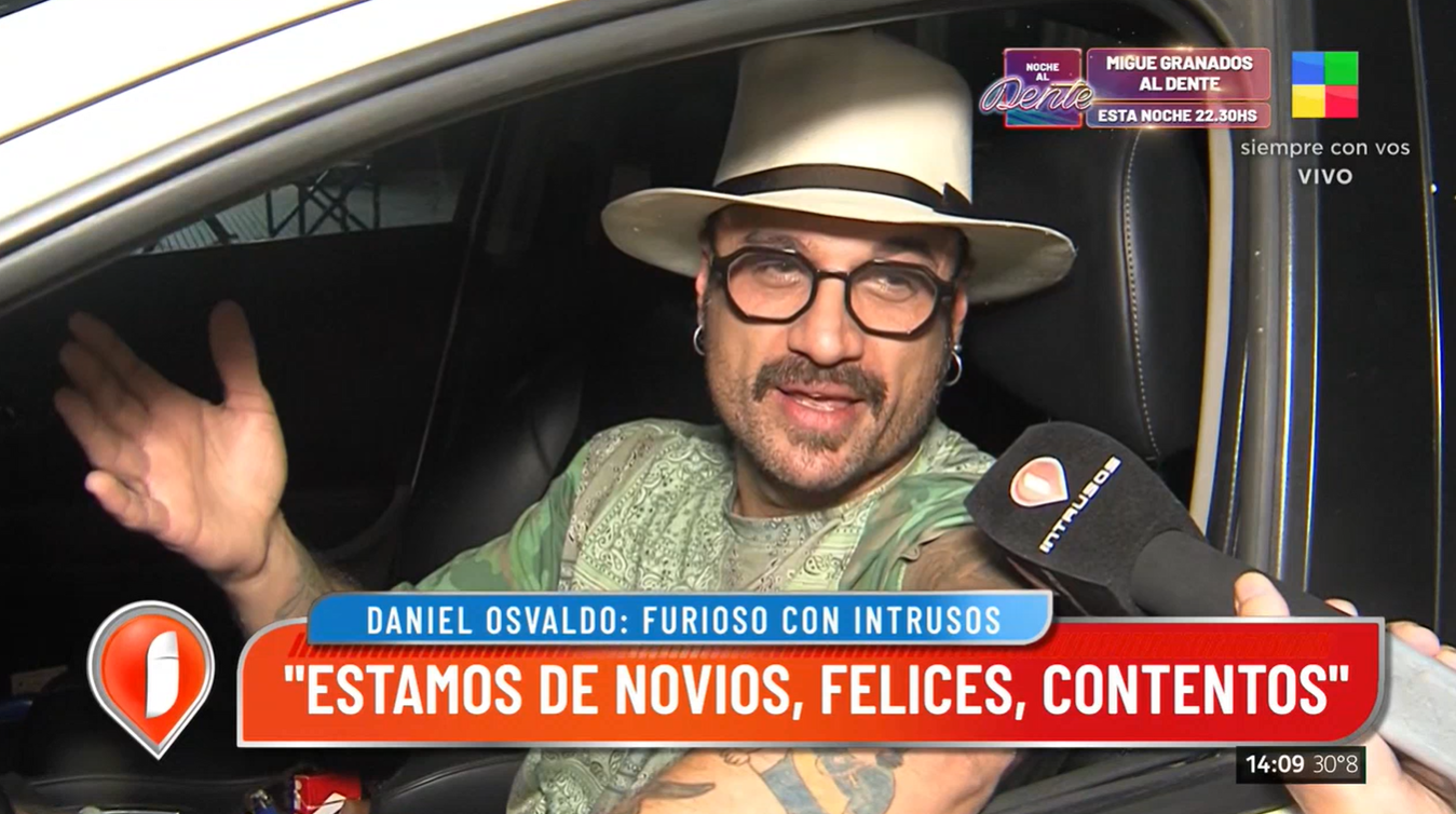 Daniel Osvaldo estalló al ver un móvil de Intrusos: “Ustedes no conocen el respeto” - Nexofin