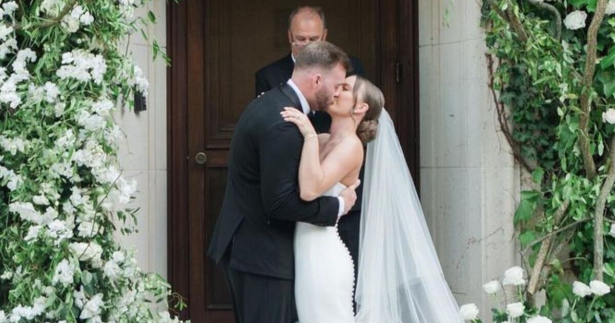 Las fotos del increíble casamiento de Hailie Jade Mathers, la hija de ...