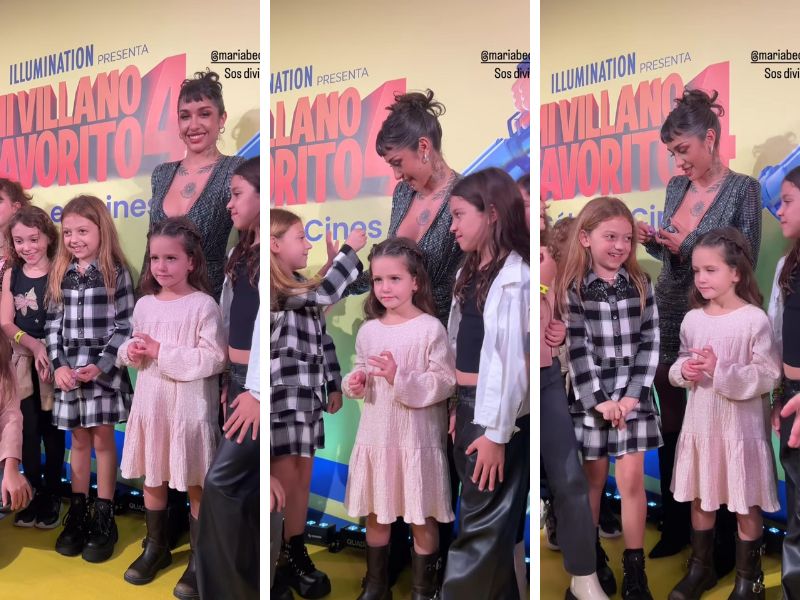 Abrojito, la hija de Evangelina Anderson, cumplió su sueño y conoció a ...