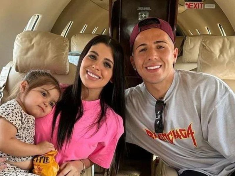 Valentina Cervantes, la pareja de Enzo Fernández, recordó cómo eran sus ...