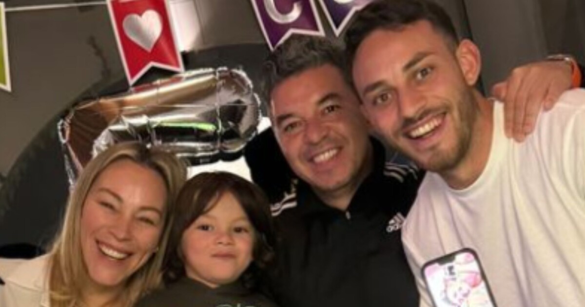 Así fue el íntimo festejo de cumpleaños de Benjamín Gallardo, el hijo menor de Marcelo Gallardo ...