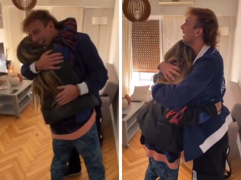 Así fue el emotivo reencuentro sorpresa de Meri Deal con su primo ...