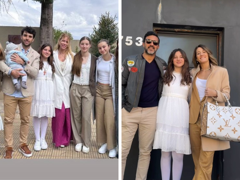Con Nicole Neumann, Fabián Cubero y Mica Viciconte: así fue la comunión ...