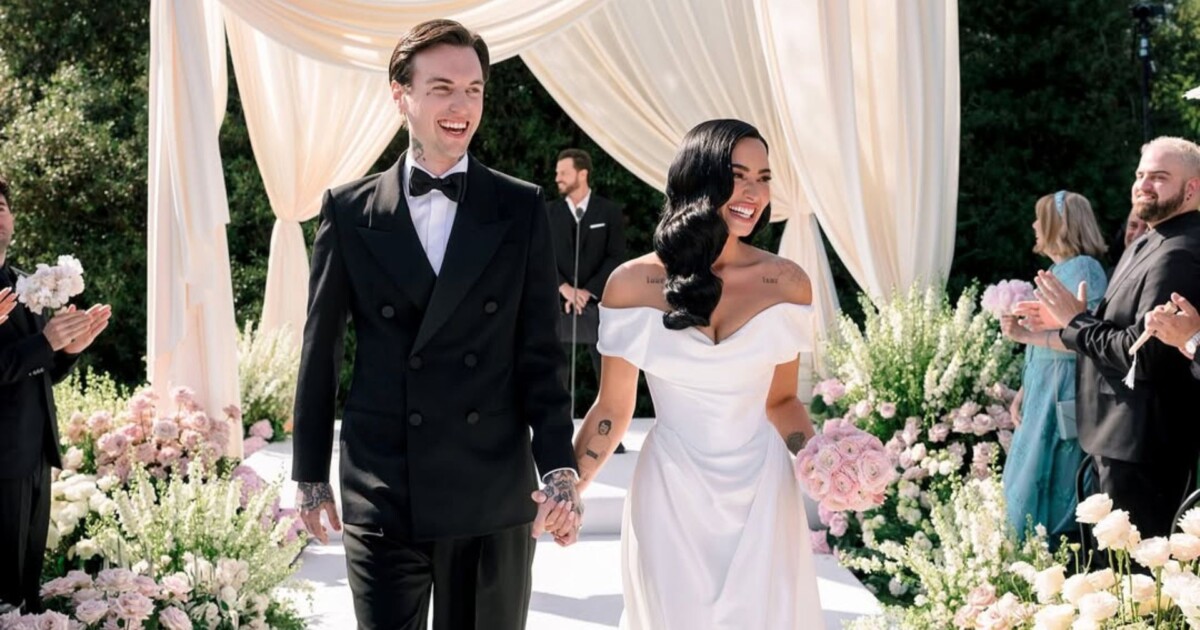 Toda la intimidad de la boda de Demi Lovato y Jordan Lutes: de la ...