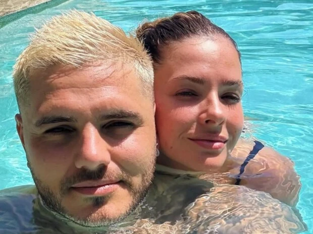 Mauro Icardi presumió a la China Suárez con románticas fotos desde la pileta: "Una diosa de otro ...