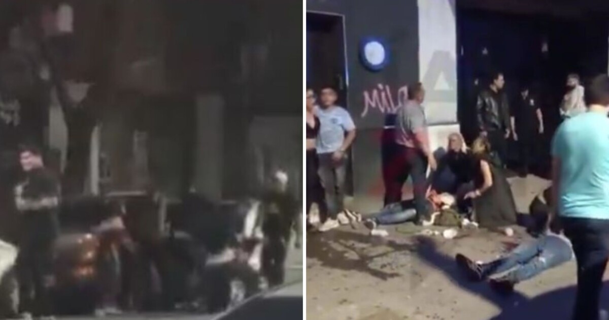 El video de la batalla campal en Palermo: más de diez personas a los golpes en la calle – GENTE ...