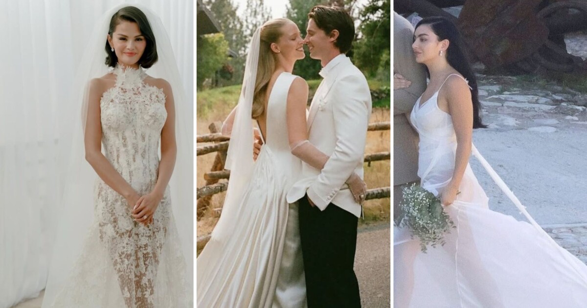 De Selena Gómez a Lana del Rey, los vestidos de novias que imponen ...