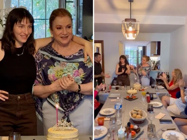 Así fue la íntima fiesta de cumpleaños Lucía Galán por sus 65 años: en ...